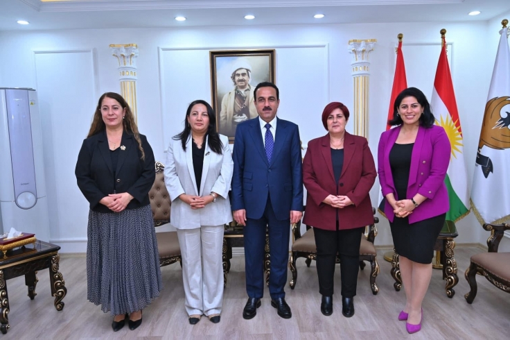 Governor of Erbil Receives a Delegation of Women from Northern ...