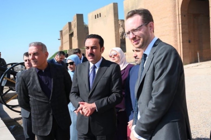 The Erbil Governor and the British Consul explored the Citadel and ...