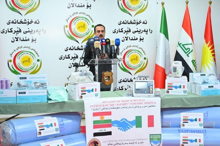 Italian Army donates vital medical equipment to Erbil’s Raparin ...