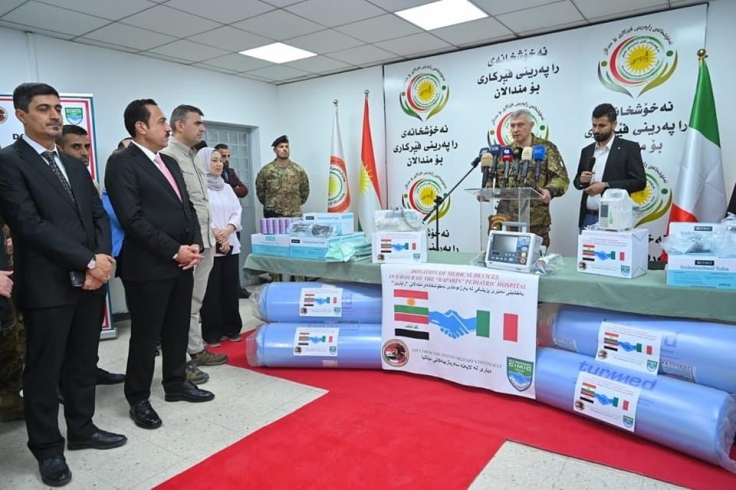 Italian Army donates vital medical equipment to Erbil’s Raparin ...