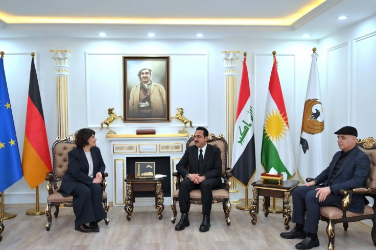 Erbil Governor Receives Deputy Speaker of the Parliament of North Rhine ...