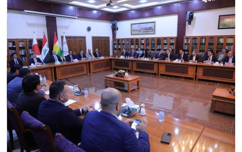 Erbil.. An expanded meeting between the Japanese Agency (JICA) and ...