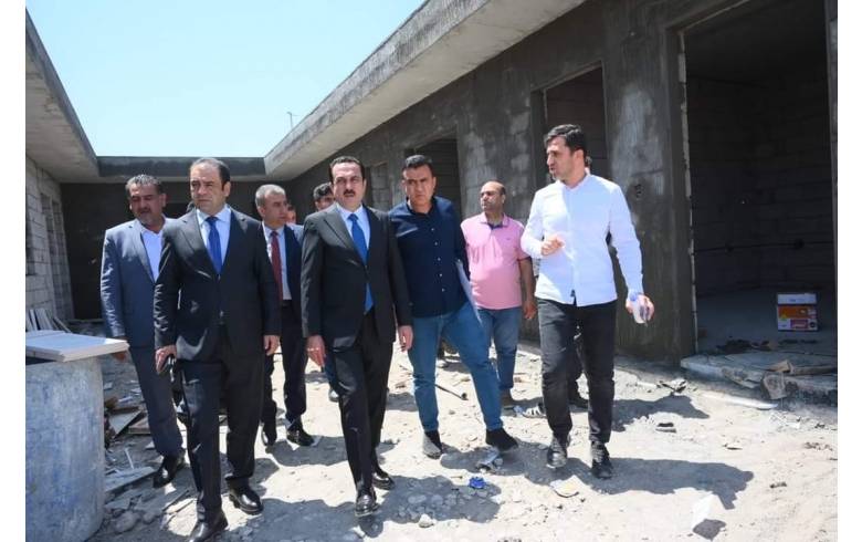 The construction of a stray dog shelter is nearing completion ...