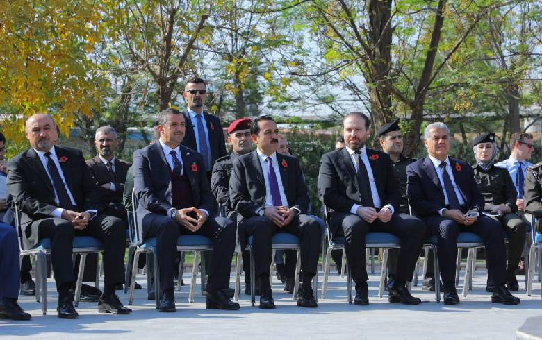In Erbil, the commemoration ceremony of the British Army victims of ...
