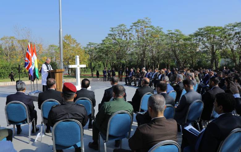 In Erbil, the commemoration ceremony of the British Army victims of ...